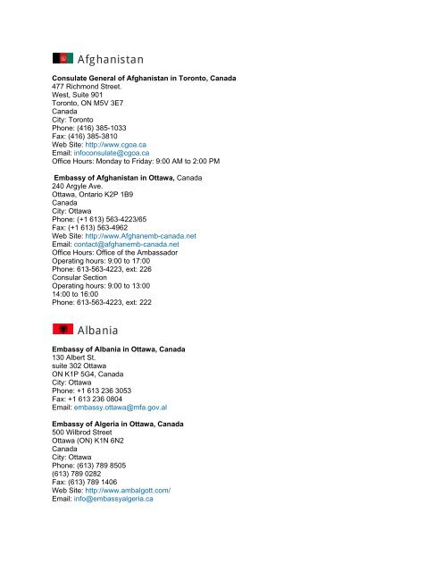 Embassy of the Democratic People`s Republic of Algeria