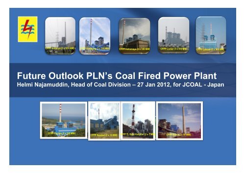 Future Outlook PLN's Coal Fired Power Plant