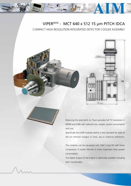 VIPERMOD - MCT 640x512 15ym PITCH IDCA - AIM Infrarot ...