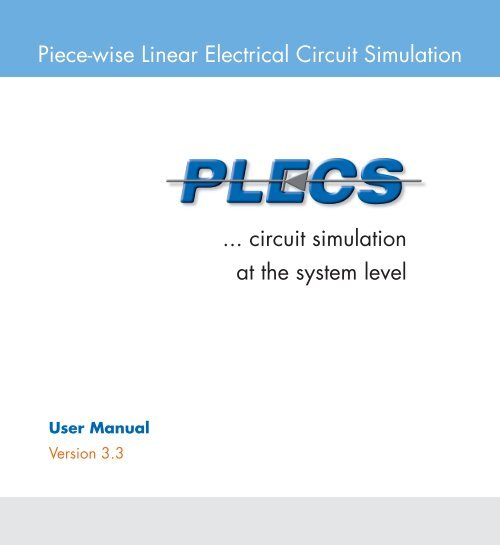 PLECS - User Manual