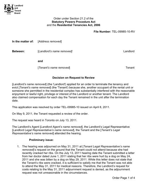 full-text (eng) - Landlord Tenant Board - Ontario