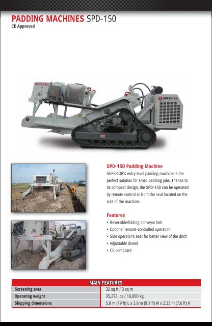 padding machines spd-150 padding machines spd 150 - Worldwide ...