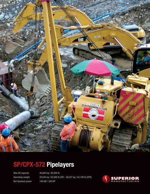 SP/CPX-572 Pipelayers