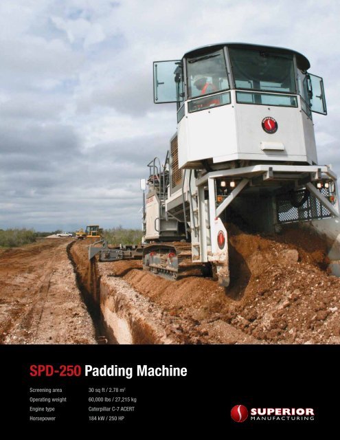 SPD-250 Padding Machine