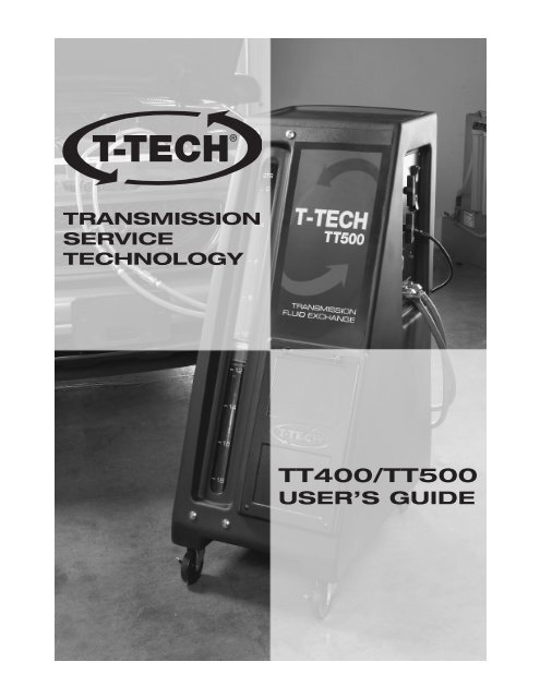 TT400/TT500 Owner's Manual - Clore Automotive