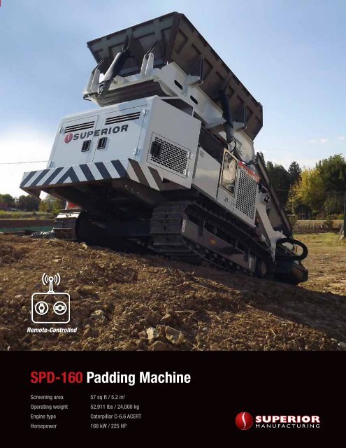 SPD-160 Padding machine