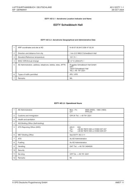 EDTY Schwäbisch Hall