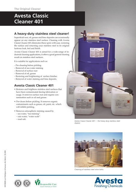 Cleaner 401 Avesta Classic - Midway Metals