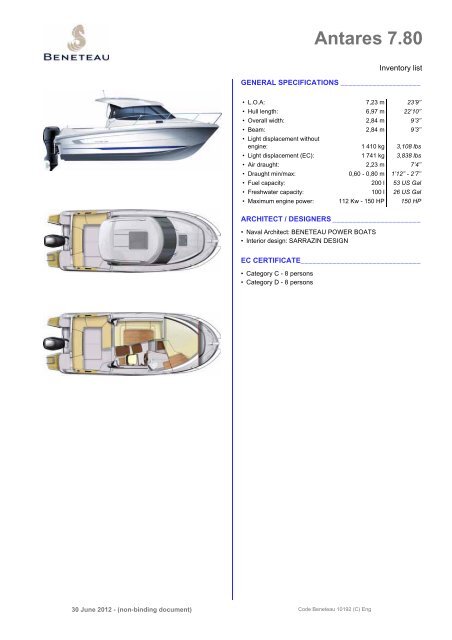 Antares 7 - Beneteau-outboard