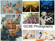 GCE Photography Unit 1