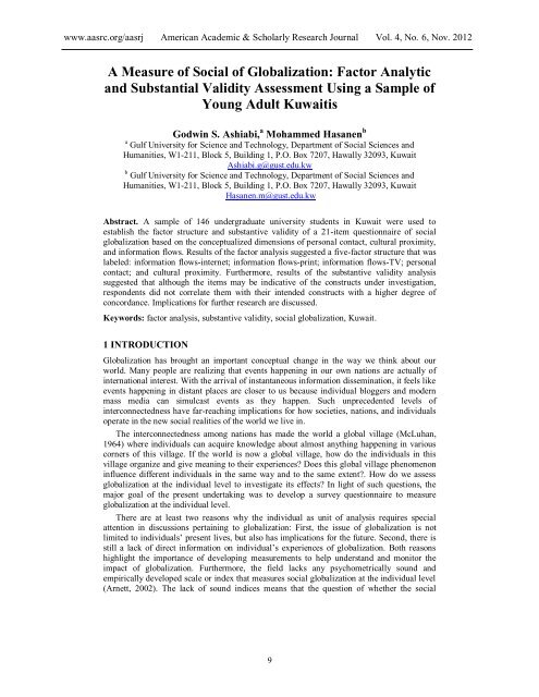 Sample manuscript showing style and formatting specifications for ...