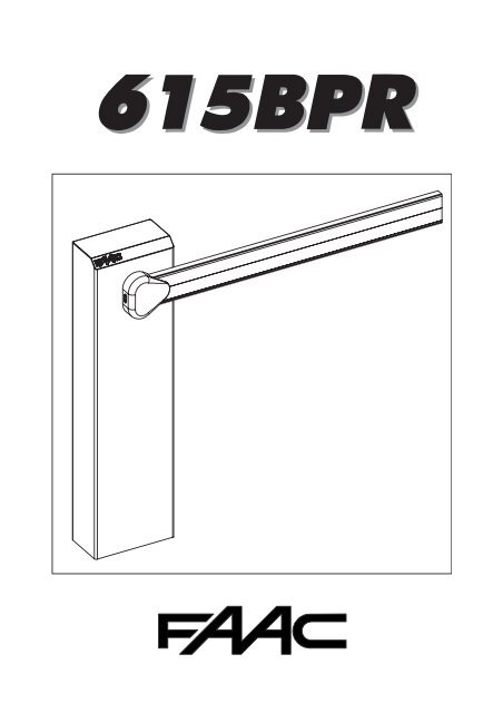 Szlaban automatyczny 615 BPR - Faac