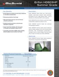 Erifon 818 Series - MacDermid Offshore Solutions