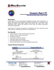 Oceanic HW500 Series - MacDermid Offshore Solutions