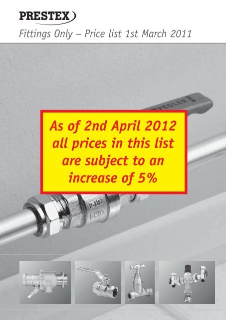 Prestex Fittings - Pegler