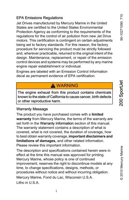 200 SportJet - Brunswick Marine in EMEA Download Center