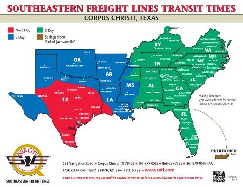 SOUTHEASTERN FREIGHT LINE