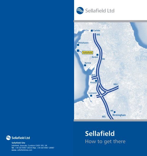 Directions to Sellafield Site