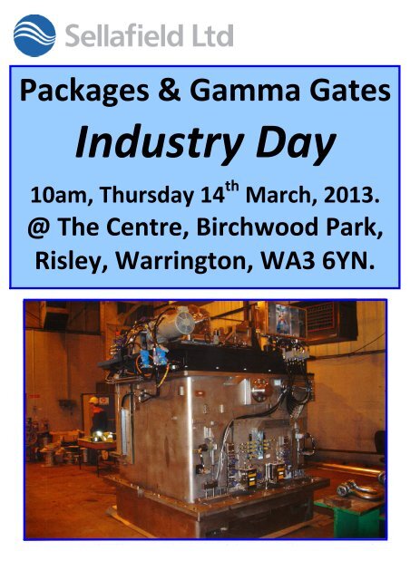 Packages & Gamma Gates - Sellafield Ltd
