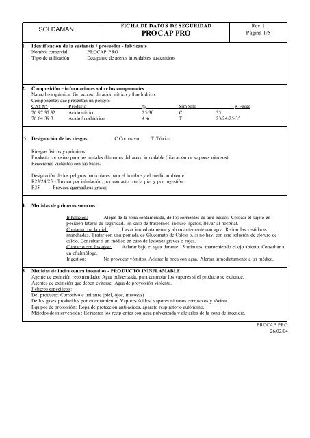 PROCAP PRO - Soldaman