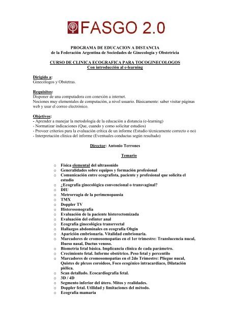 Información - fasgo