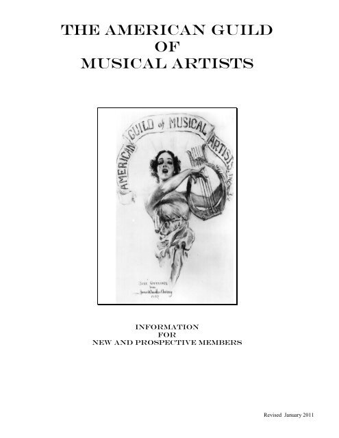 American Guild of Musical Artists