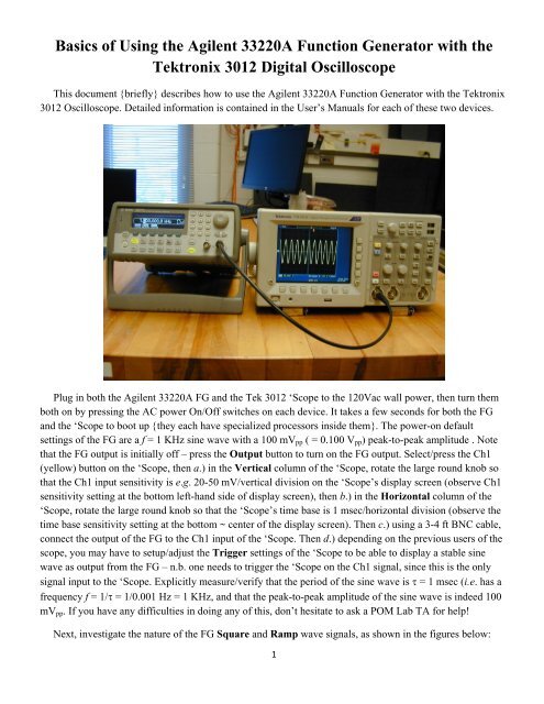 tektronix fft basics