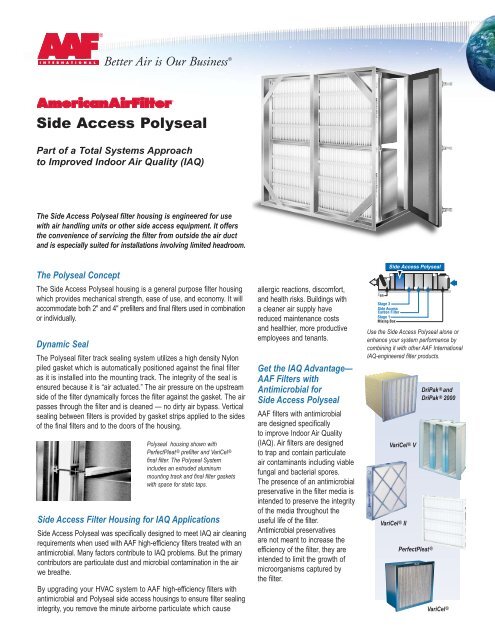 AAF Side Access Polyseal APC-1-121 Sept 09 - AAF International