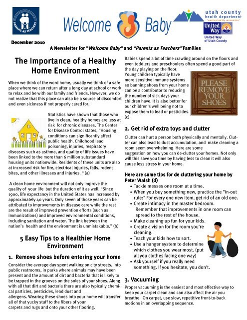 Healthy Home Environment