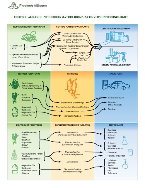 Ecotech Alliance Introduces Mature Biomass Conversion Technologies