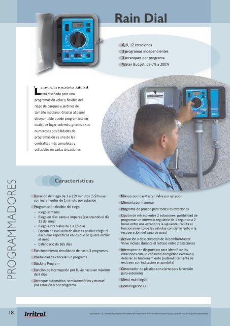 Rain Dial - Irritrol