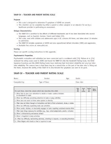 Profile Report Conners' Teacher Rating Scales–Revised: Long ...