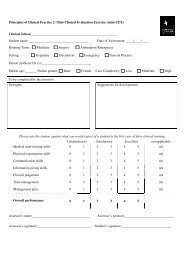 Mini Clinical Evaluation Exercise (Mini-CEX) Paper Form