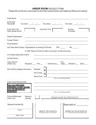 Meeting Room Request Form - Hart House