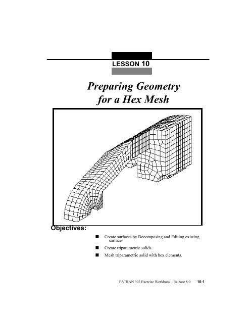 Preparing Geometry for a Hex Mesh