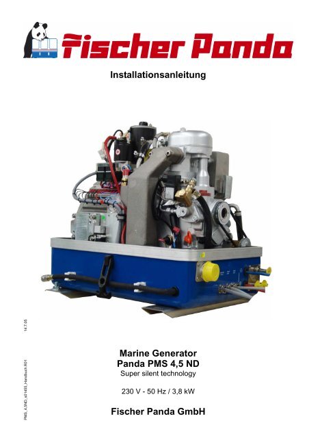 Marine Generator Panda PMS 4,5 ND Fischer Panda GmbH ...