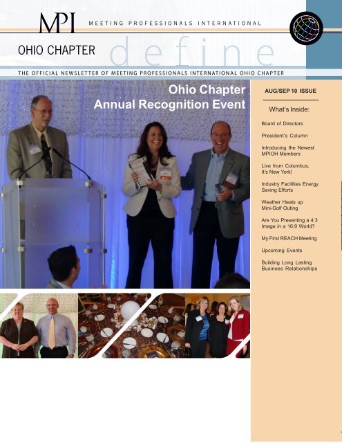 DEFINE DEC09-JAN10 - MPI Ohio Chapter