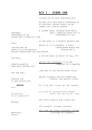 The Script - Comedy Plays