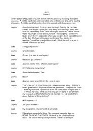 The Script - Comedy Plays