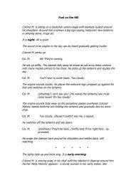 The Script - Comedy Plays