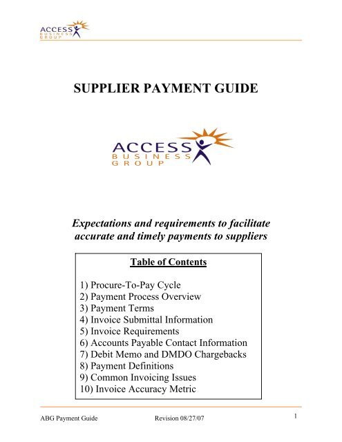 Supplier Payment Guide (08-27-07).pdf - Supplier Portal