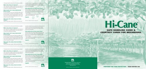 Hi-Cane Brochure - Pest Genie
