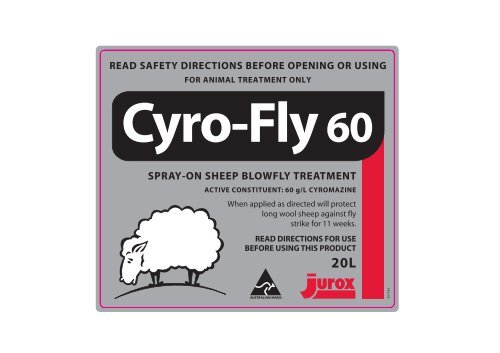 Cyro-Fly 60 Spray On Sheep Blowfly Treatment - Pest Genie