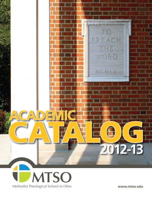 ACADEMIC 2012-13 - Methodist Theological School in Ohio