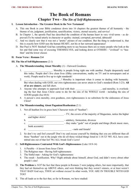 Romans Study Guide a4 - Student 2.pdf