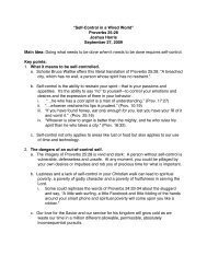 1 Peter Outline - Covenant Life Church