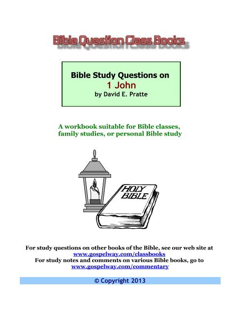 John Bible Study Questions