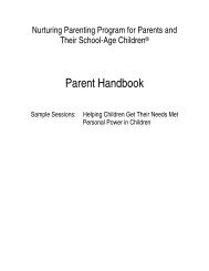 Sample Session - Nurturing Parenting