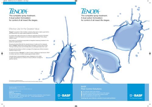 Tenopa Leaflet - Pest Control Management - BASF