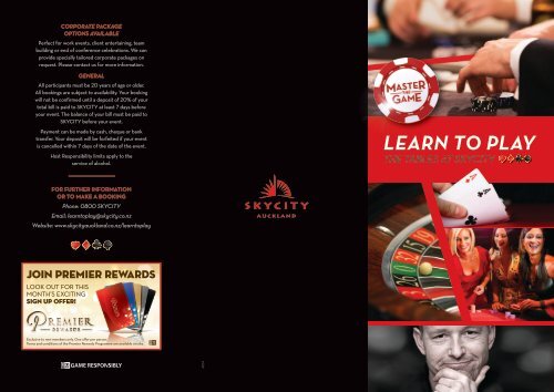 Download PDF brochure - SKYCITY Auckland